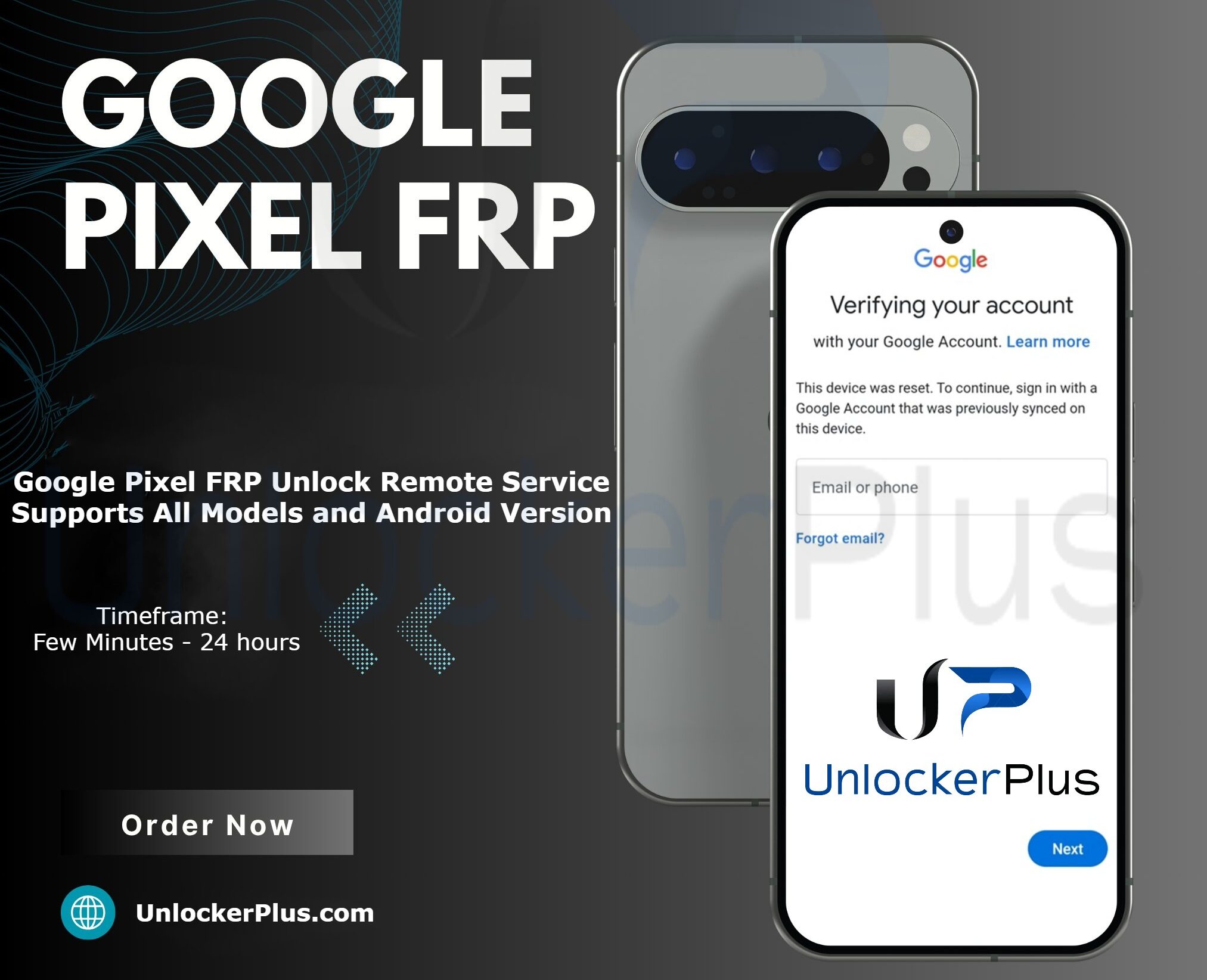 Google Pixel FRP Unlock Service - Supported All Android Version